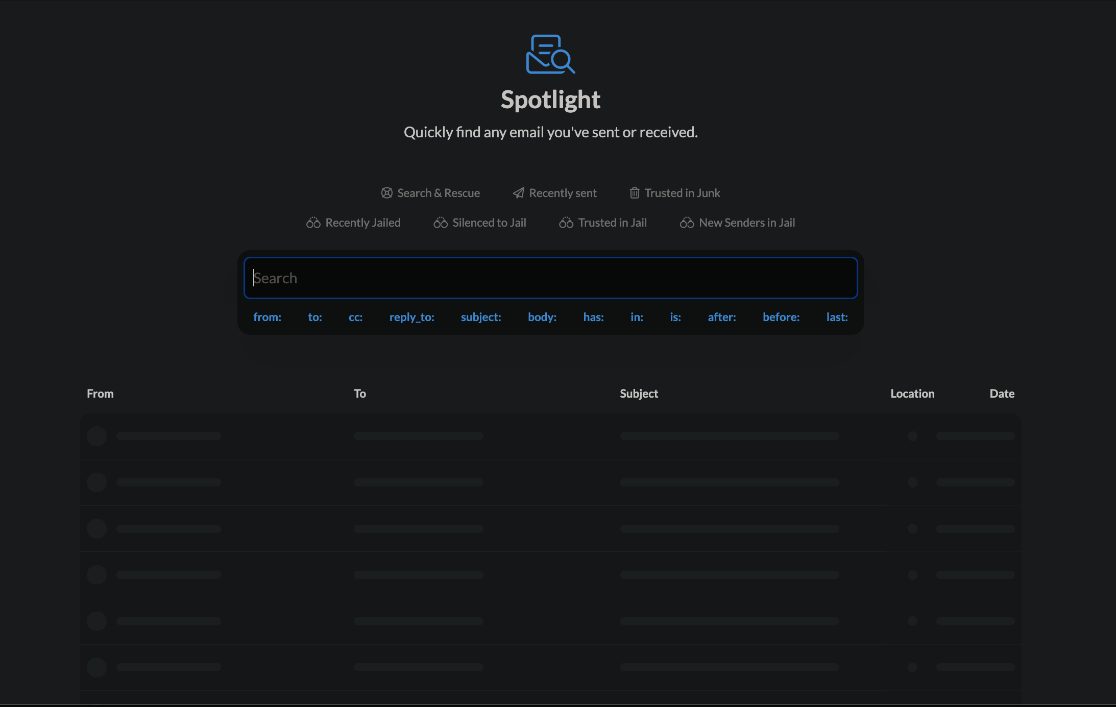 Spotlight – Mailprotector Help Center