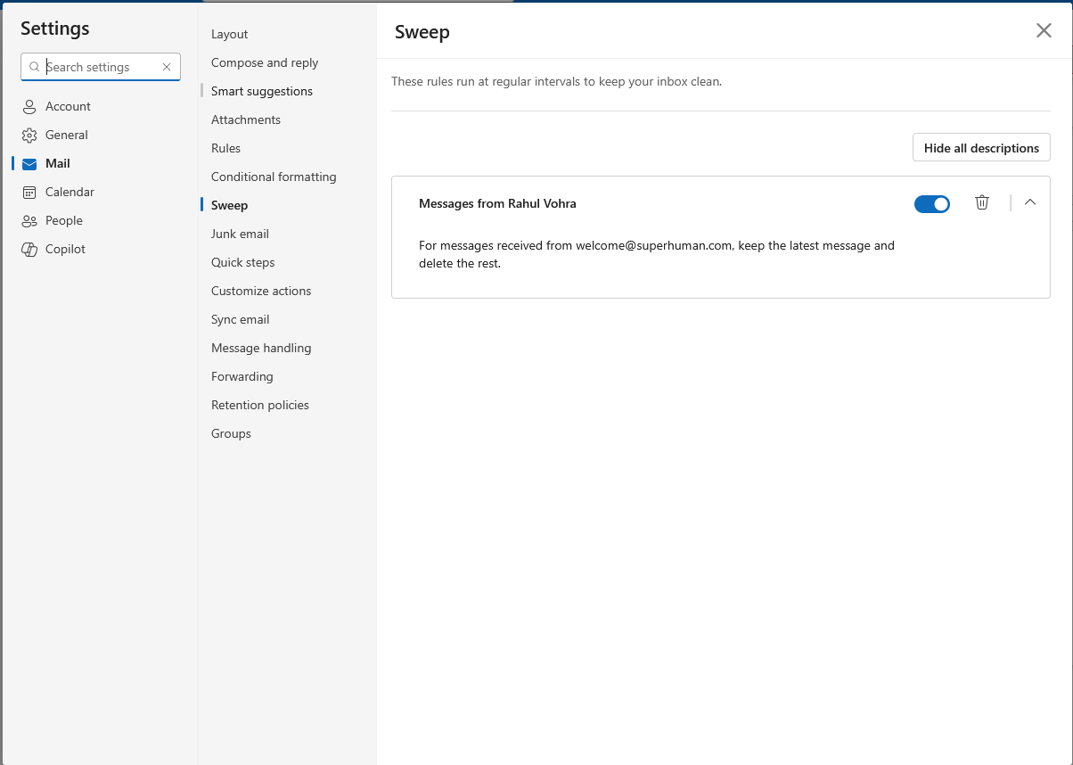 Outlook Mailbox Cleanup Actions and the Shield Timeline – Mailprotector ...